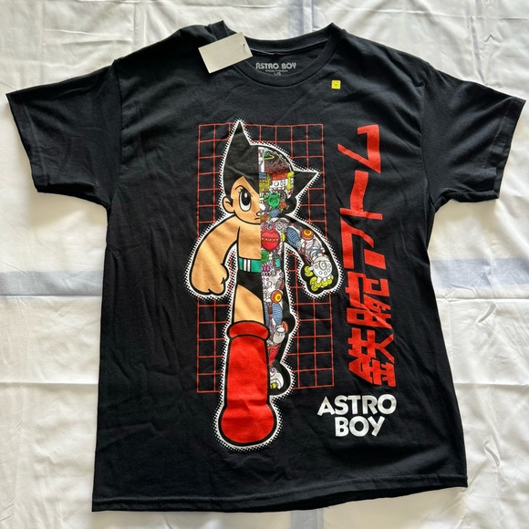 astro boy | Shirts | Astro Boy Black Mens T Shirt Sz Large | Poshmark